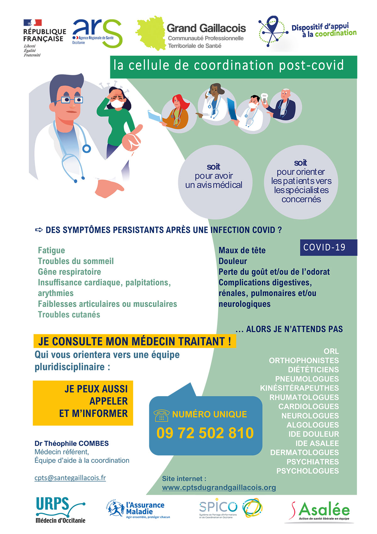 Cellule de coordination COVID long à Gaillac - CPTS Grand Gaillacois